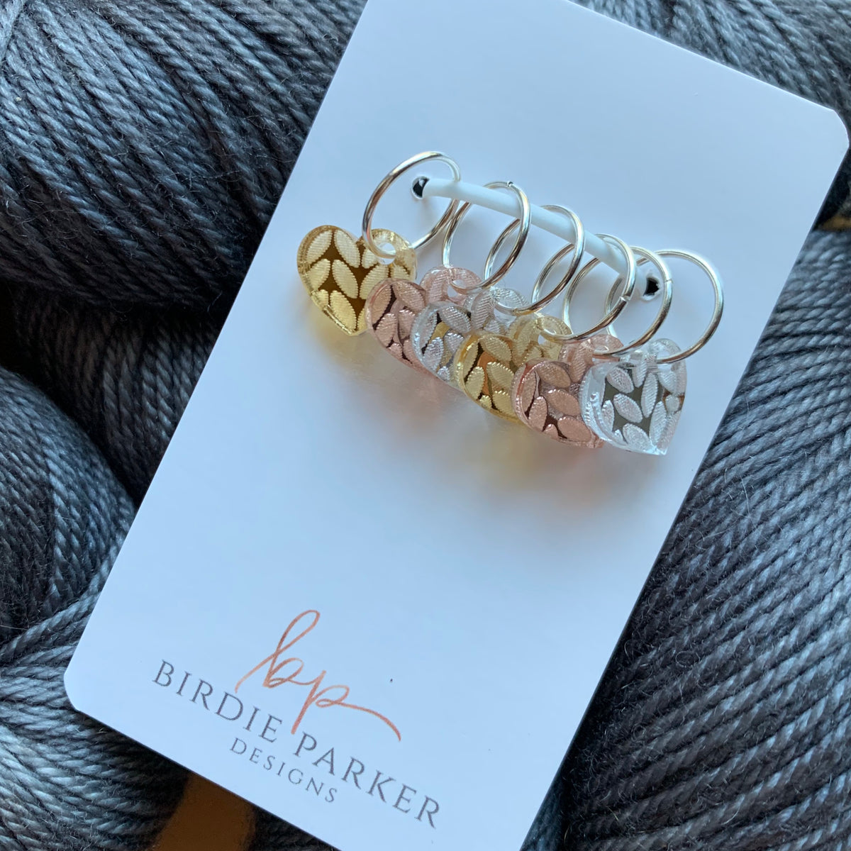 METALLIC GEORGIA STITCH MARKERS – Birdie Parker Designs